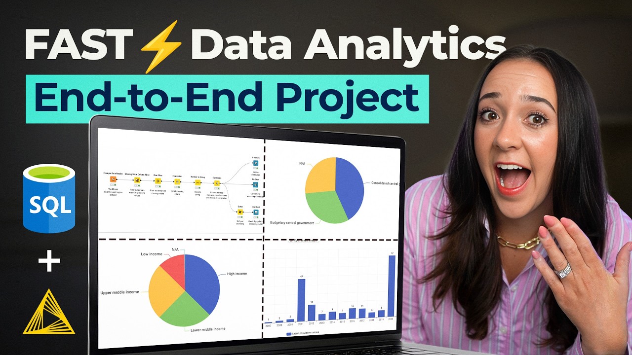 Watch Me Build a Data Analytics Project in 10 MINUTES (for beginners)