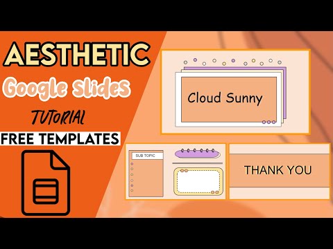 EASY, CUTE & AESTHETIC GOOGLE SLIDES TUTORIAL | FREE TEMPLATE