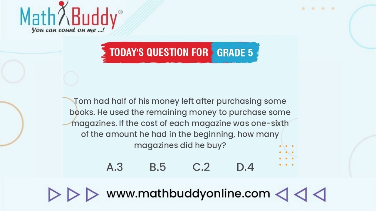 Math Practice Problem Grade 5 Question 252