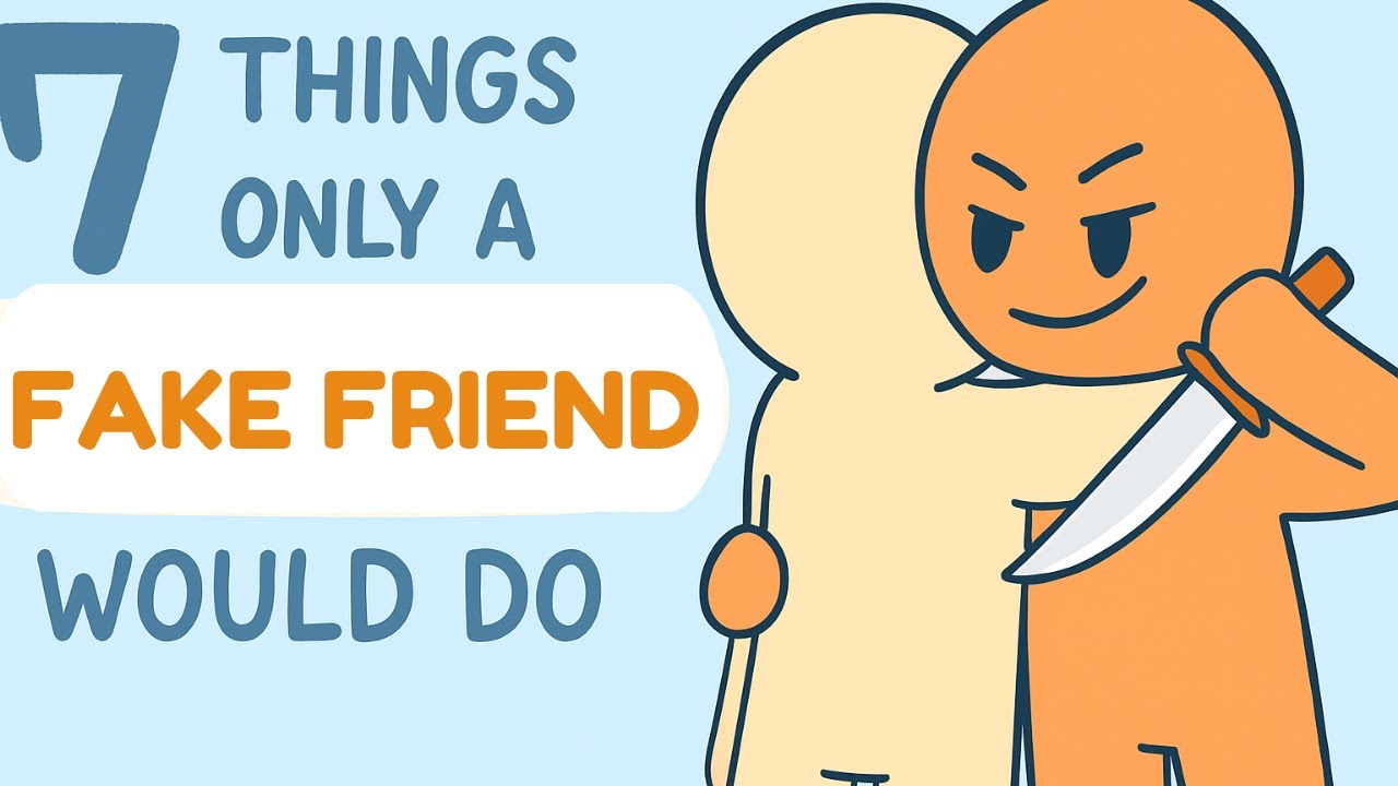 7 Things Only Fake Friends Do (The Ultimate Red Flag Guide) | stoicism