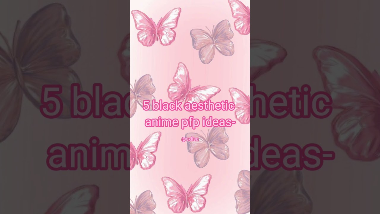5 black aesthetic anime pfp ideas for girls!! #pfp #instagram #black #aesthetic