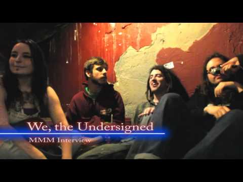 Metal Mouth Media interview We, the Undersigned