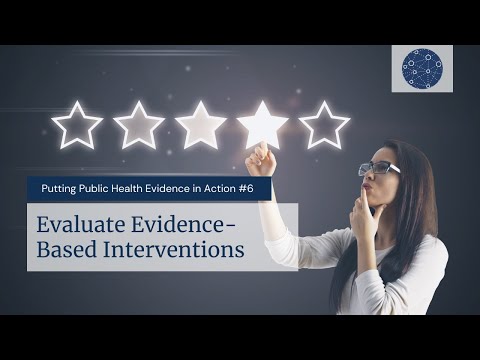Module 6: Evaluate Evidence-Based Interventions | PPHEIA Training