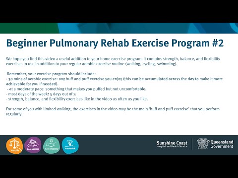 Beginner Pulmonary Rehab Exercise Program #2