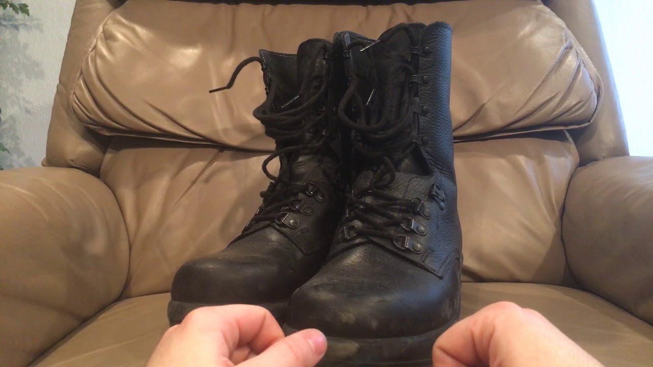 Swiss modern combat boots