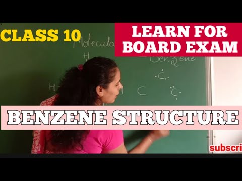 #sslc2022 - How to write structural and electron dot structure of Benzene
