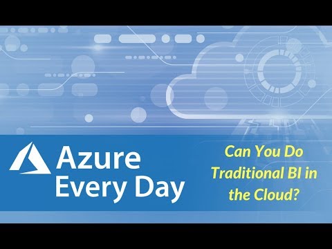 Can You Do Traditional BI in the Cloud?