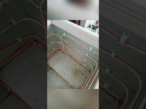 Deep freezer cooling coil modification