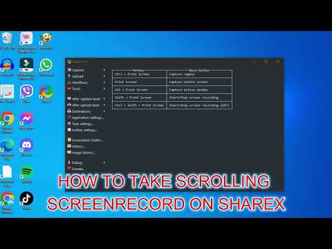 HOW TO TAKE SCROLLING SCREENRECORD ON SHAREX