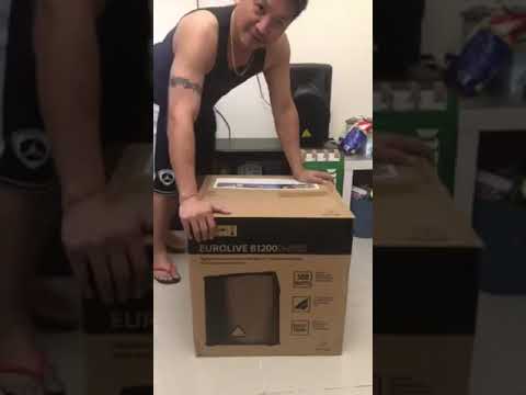 Behringer B210D, B1200D PRO (Subwoofer), X1204USB Mixer Unboxing