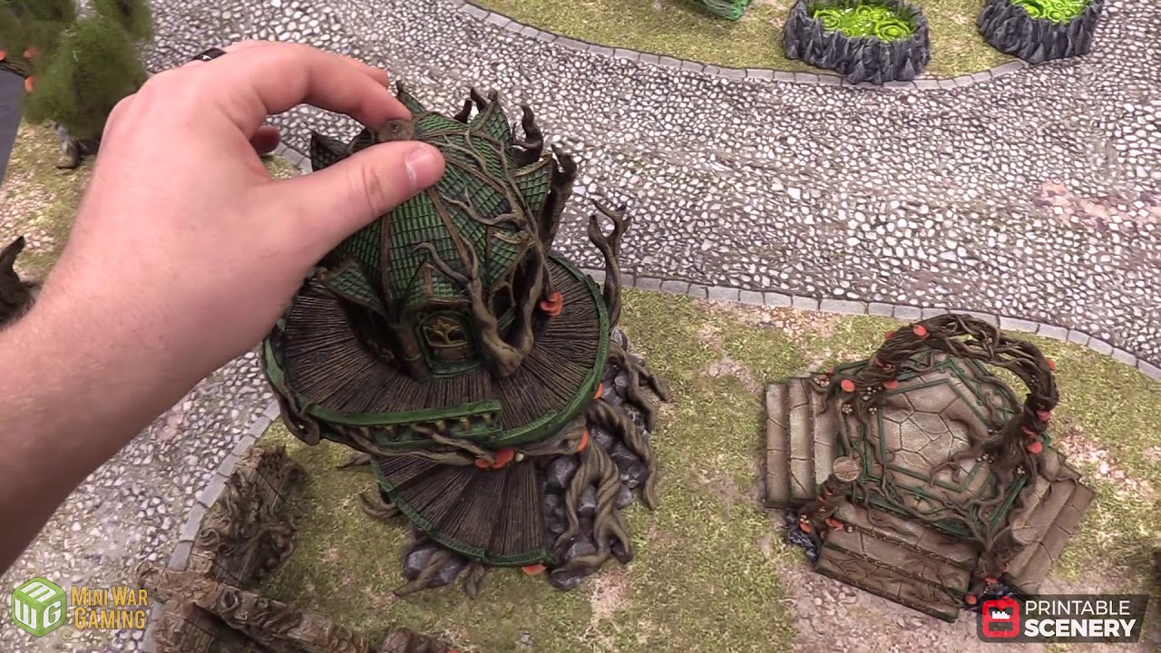 Stunning 3D Printed Terrain from Printable Scenery