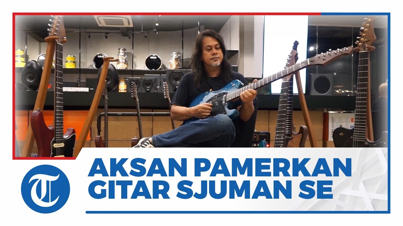 Mantan Drummer Dewa 19 Wong Aksan Pamerkan Gitar Karya Terbarunya ...