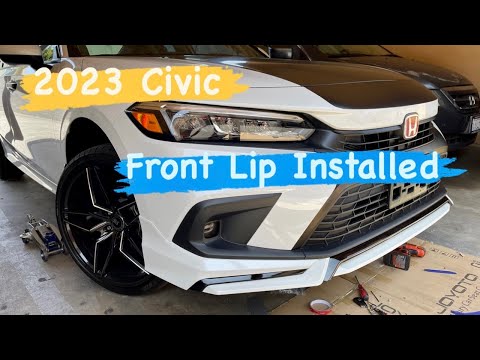 Easy Way to Install the 2023 Honda Civic Front Lip Bumper