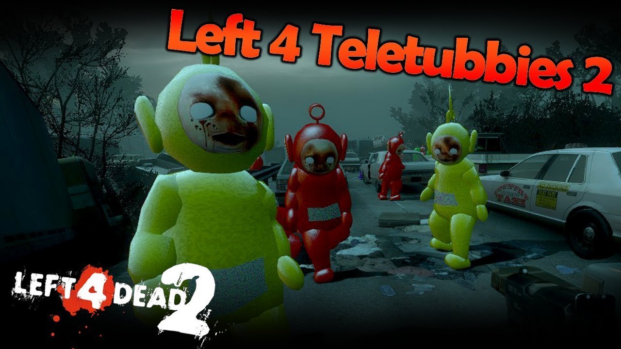 LEFT 4 DEAD 2 EVIL TELETUBBIES MOD - CAMPAIGN FUN + SLENDYTUBBIES 3 MULTIPLAYER SURVIVAL/INFECTED