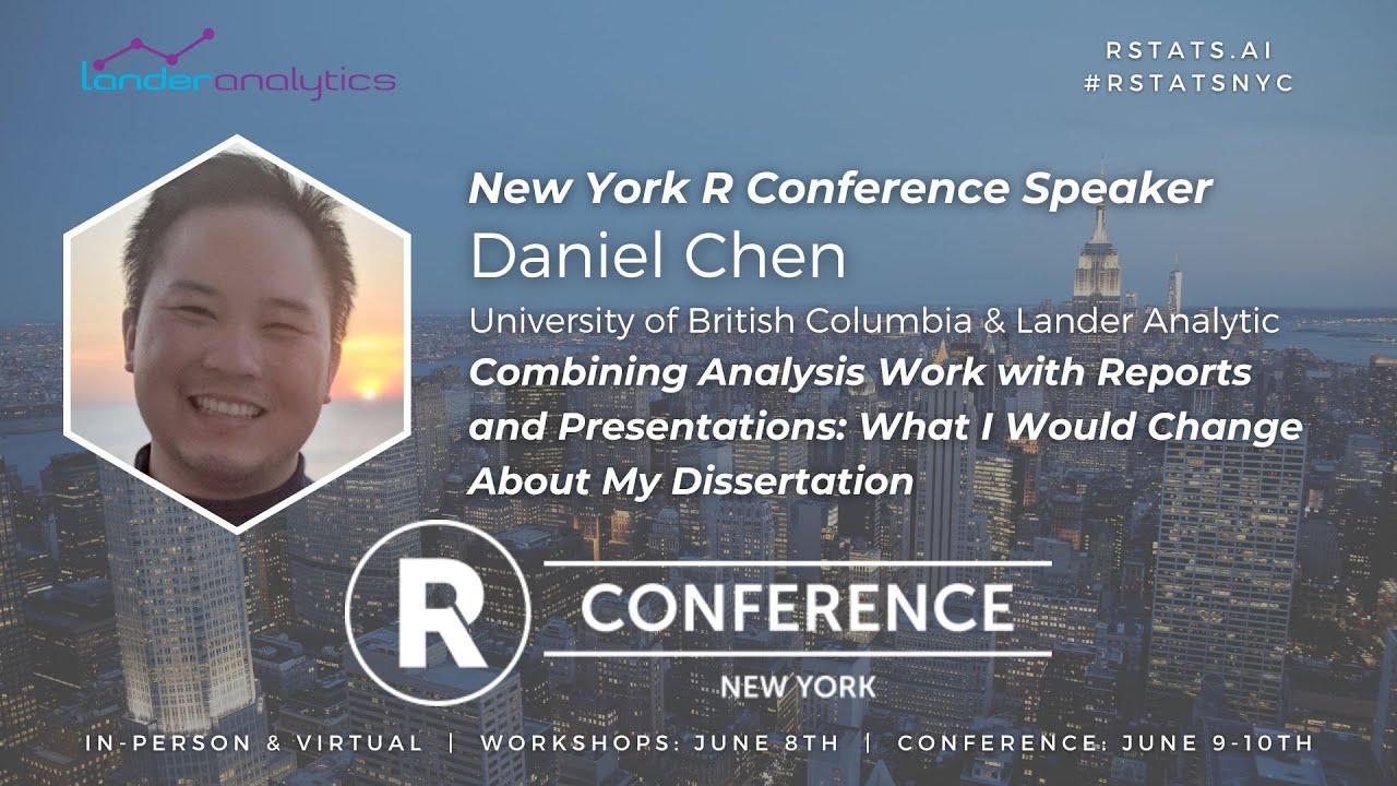 Daniel Chen- Combining Analysis Work w/ Reports & Presentations What I Would Change About My Dissert
