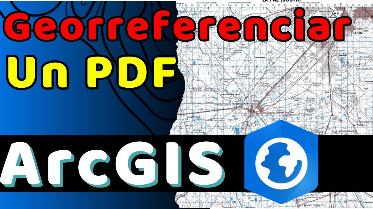 🗺️ Cómo GEOREFERENCIAR un PDF en ArcGIS Pro 2026 (Mapa o Imagen PDF Fácil y Perfecto) 🚀