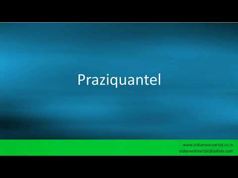 Pronunciation of the word(s) "Praziquantel".