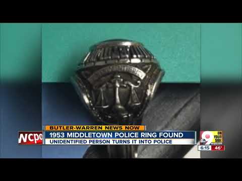 Middletown police officer's lost 1953 ring recovered
