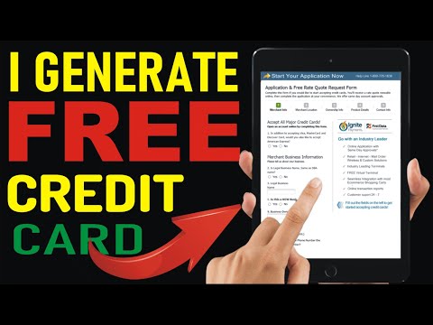I generate virtual credit card with virtual credit card free generator