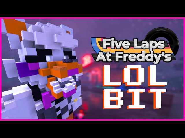 Five Laps at Freddy's | Racer LOLBIT Minecraft Map