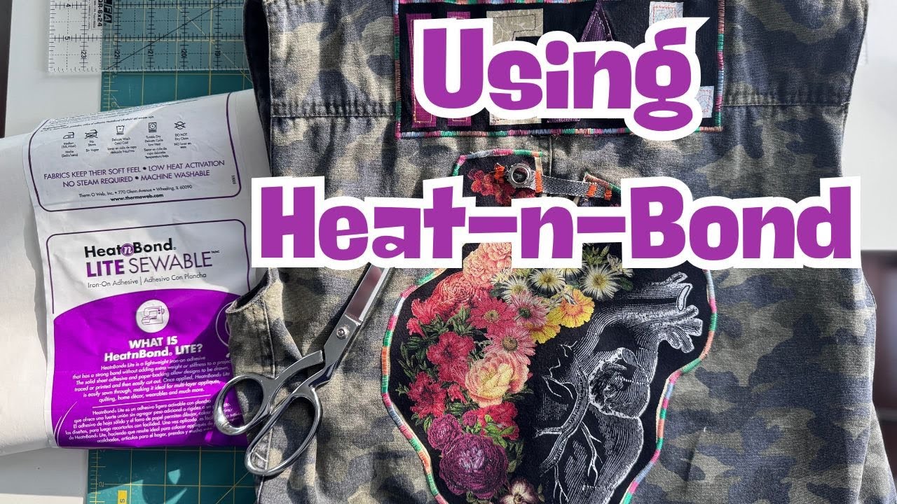 How to Use HeatnBond Lite for Appliqué | THRIFT FLIPPING & Upcycling Clothes Tutorial for Beginners