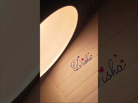 How to Write D | Disha Name❣️ status | Dedicated to all Disha Name❣️ #viral #shorts #disha