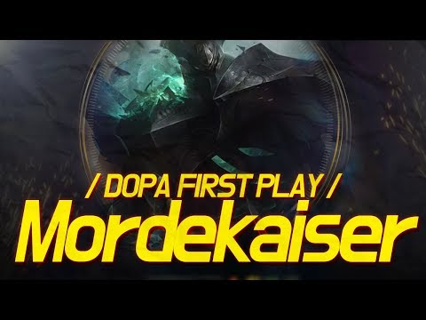 【06/12】  리메이크 모데카이저 도파의 첫 플레이 . . 근데 템트리가 좀.. ( Dopa first play Mordekaiser )