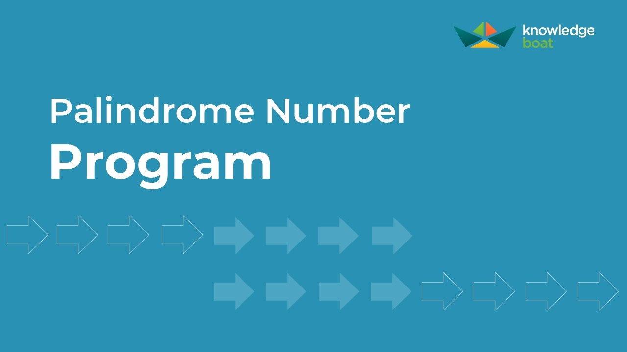 Palindrome Number Program | ICSE Computer Applications | Java & BlueJ