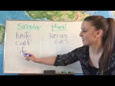 Plural Spelling Rules: F and FE