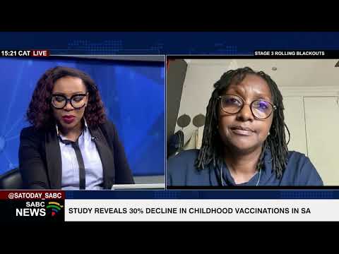 Study reveals 30% decline in childhood vaccinations in SA