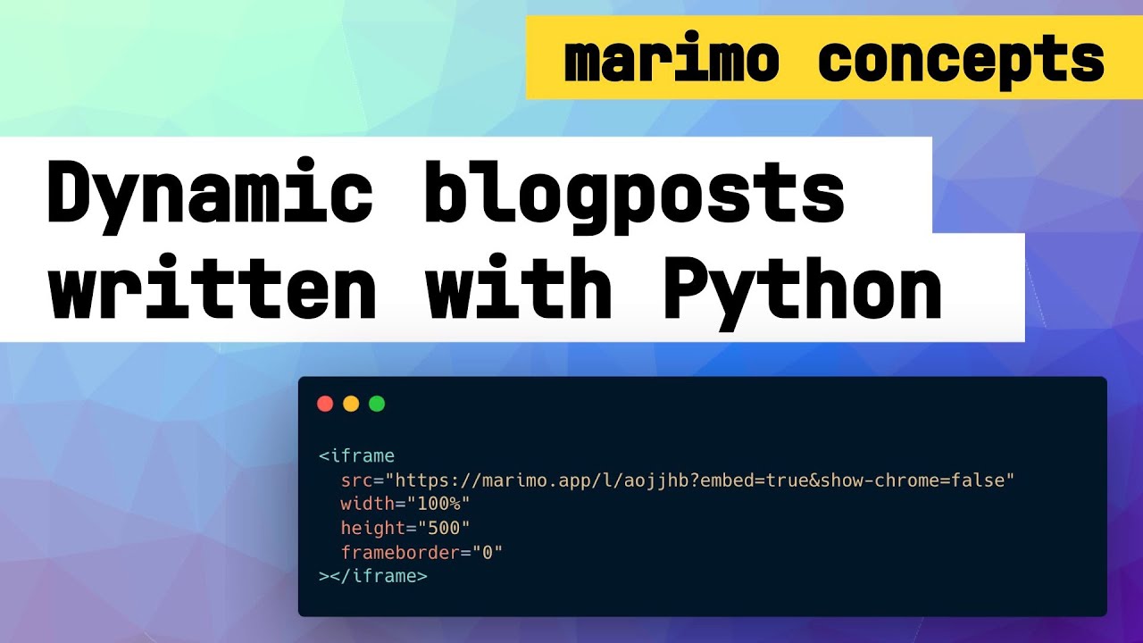 Make better Python demos for your blog