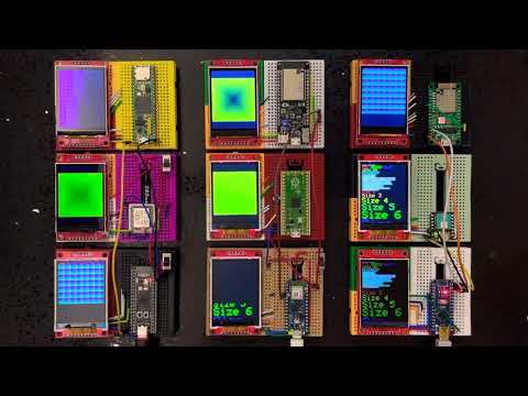 创客：“Arduino_GFX库”介绍 – TAHOLAB