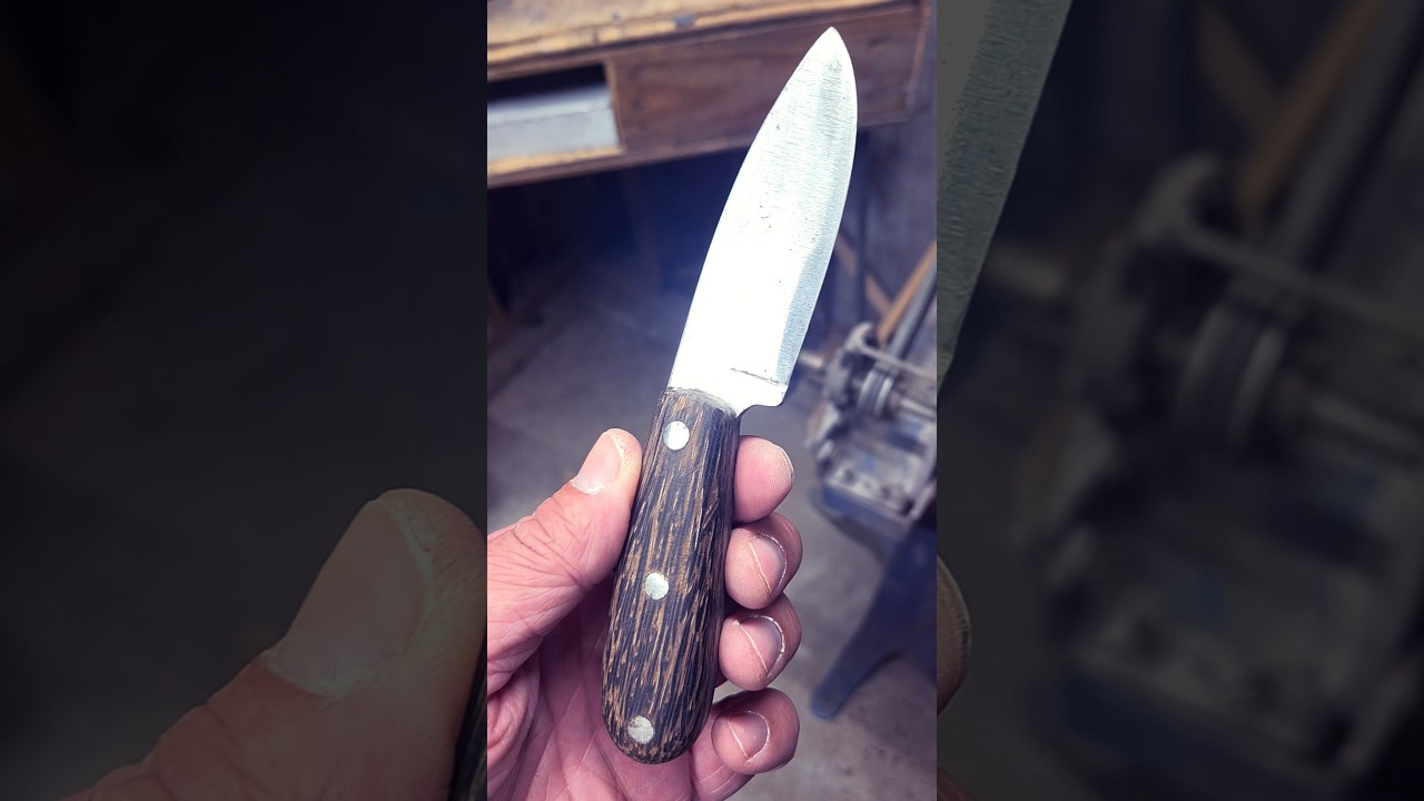 Live and learn. 😅 #fixedblade #edc #camping #knivesout #woodworking #craft #maker #customknives #wow