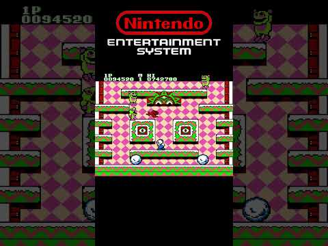 Snow Bros - Floor 6 ❄️⚪ #the_games_shack #snowbros #retrogames