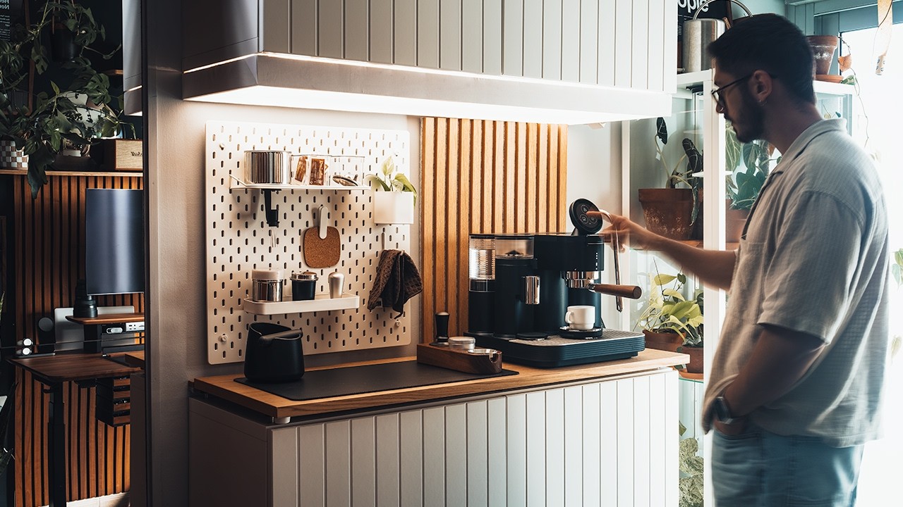 I Built a DREAM Coffee Bar in My Home Office