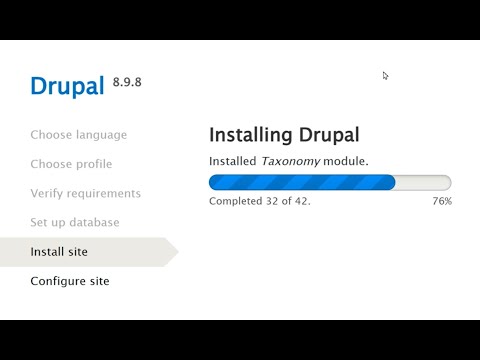 Installation of Drupal 8 on Windows