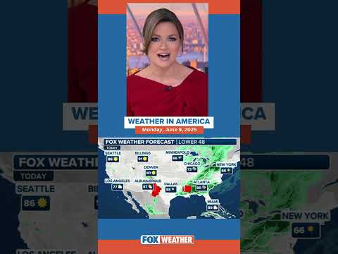 Weather in America: June 9, 2025
