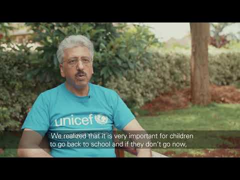 UNICEF provides handwashing to help schools reopen