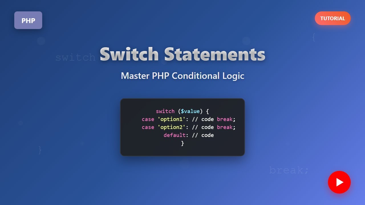 PHP Switch Statements: Beginner's Guide to Conditional Logic