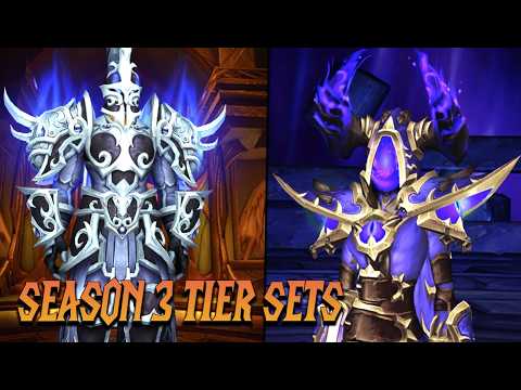 All NEW Season 3 TIER SETS Full Gameplay Spotlight Turnaround - WoW The War Within