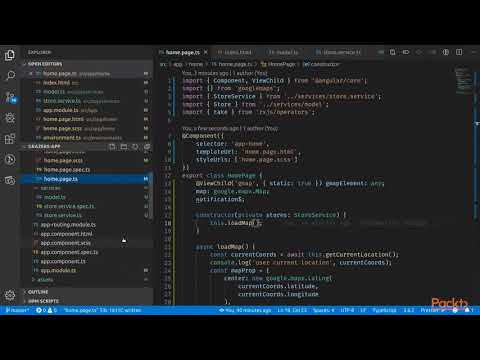 Learn Ionic 4 Projects Adding Google Maps | packtpub com - Mind Luster