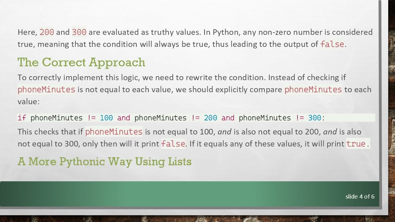 Understanding OR Statements in Python: Comparing Integers Made Easy