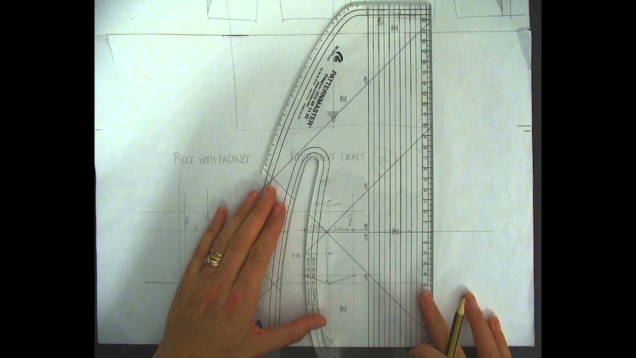 Drafting the patch pocket - Pattern cutting exercises