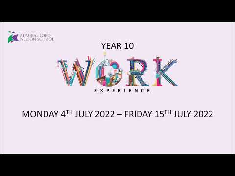 Work Experience Year 10 Parent Launch | Information Video