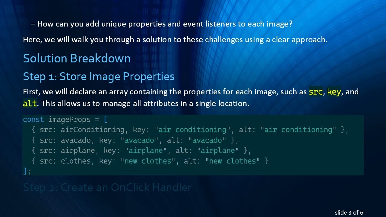 How to Loop Through an Array of JSX Elements in React and Add Attributes Efficiently