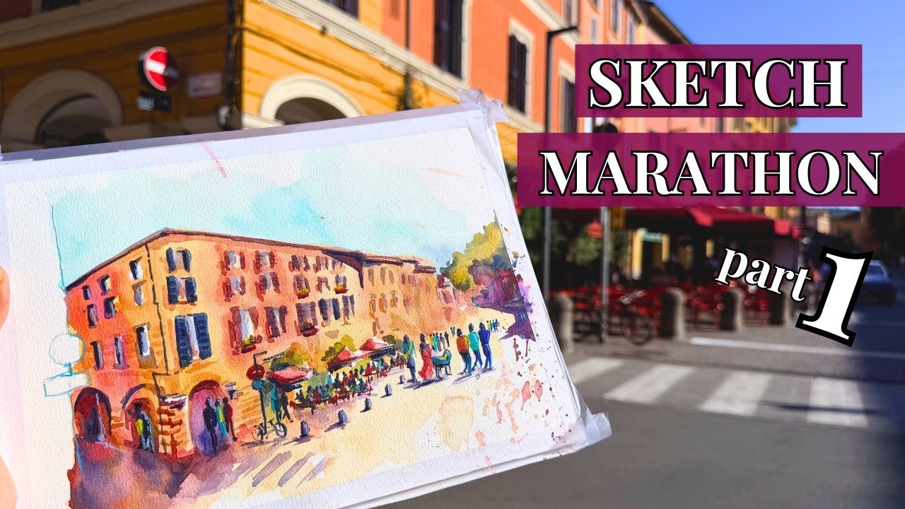 Urban Sketching Marathon - Warm Up