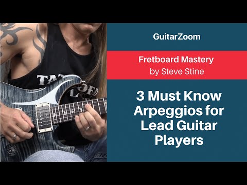 3 Must Know Arpeggios for Lead Guitar Players | Fretboard Mastery Workshop