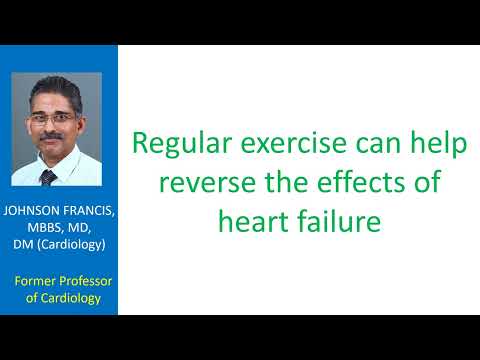 Regular exercise can help reverse the effects of heart failure