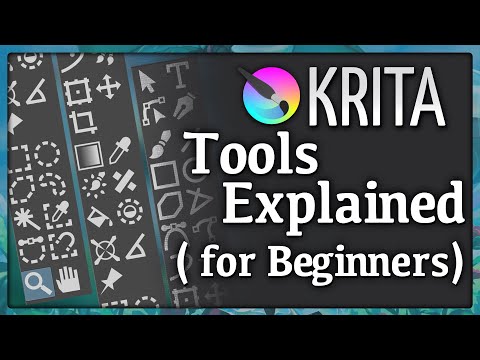 Krita Tools Explained ( Beginner Tutorial )