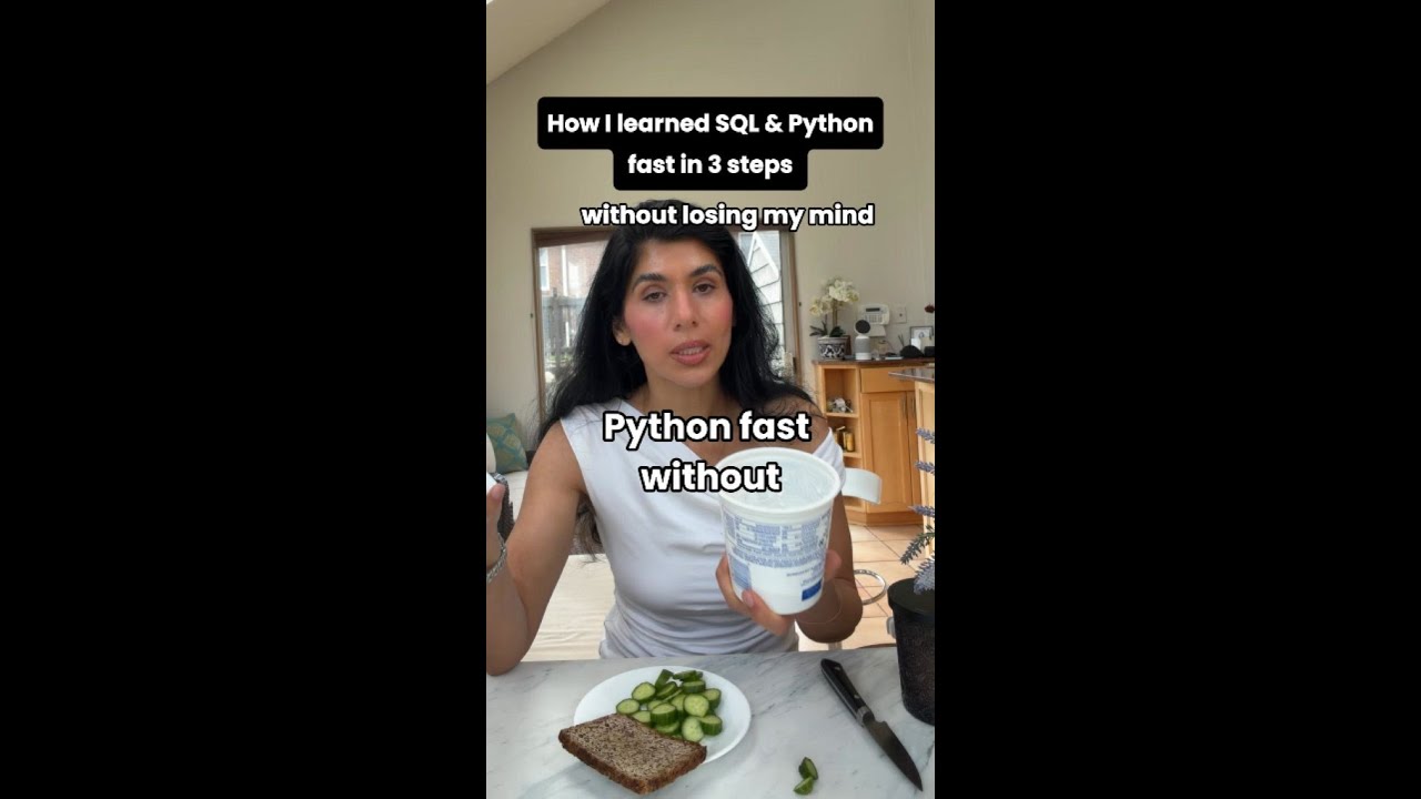 How I Learned SQL & Python Fast in 3 Steps